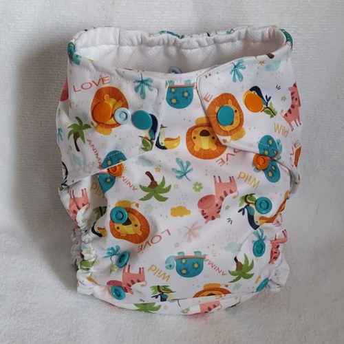 Couche TE2 fantaisie Taille unique avec booster zorb. (Modele creche ...